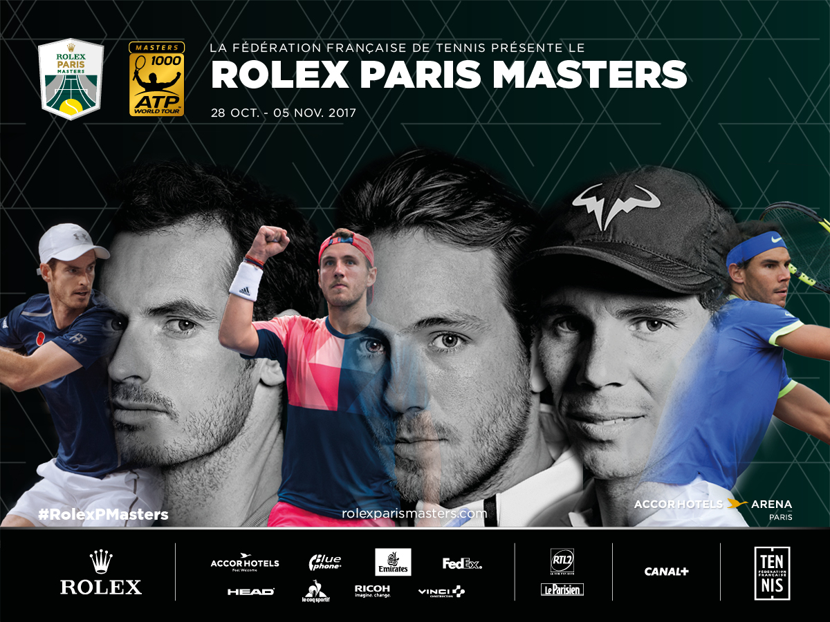 Rolex devient sponsor titre du Masters 1000 devenu Rolex Paris Masters